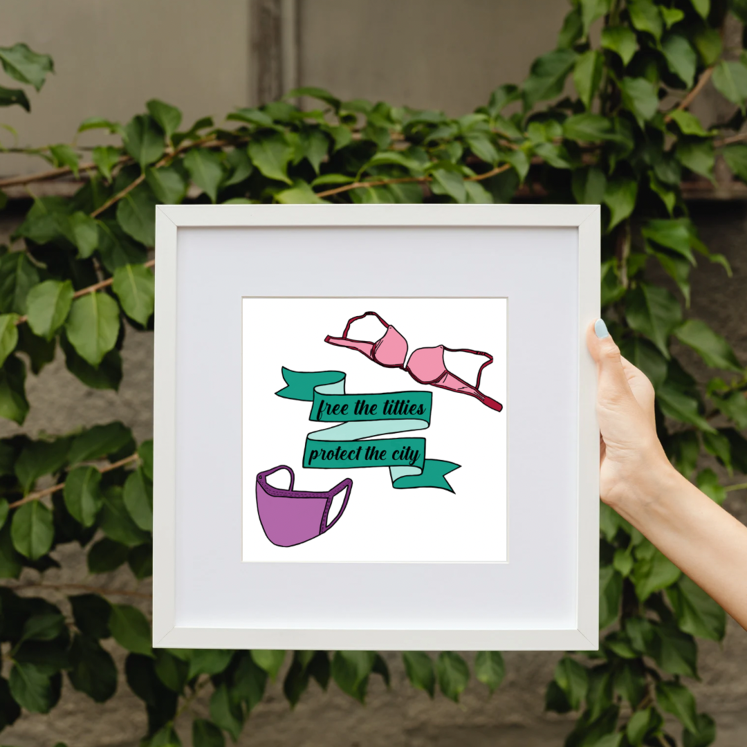 Free the Titties, Protect the City Print – PTSFeminist